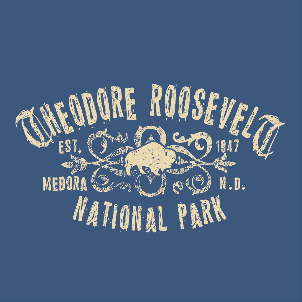 Medora Vintage Bison Badlands Adventure Template – The Teehive